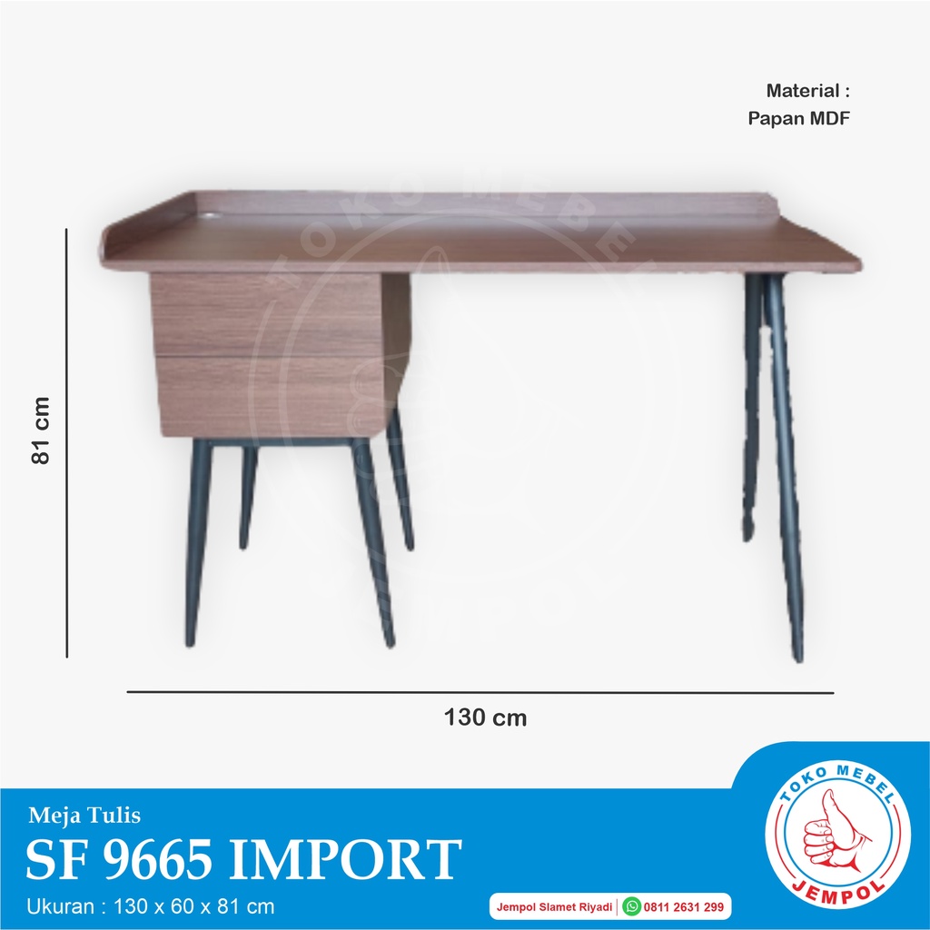 Jual Meja Tulis SF 9665 IMPORT/Meja Kios Kasir/Meja Resepsionis/Meja ...