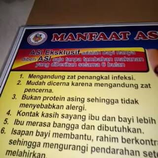 Jual Poster Manfaat Asi dan Inisiasi Menyusui Dini dan Asi Ekslusif ...