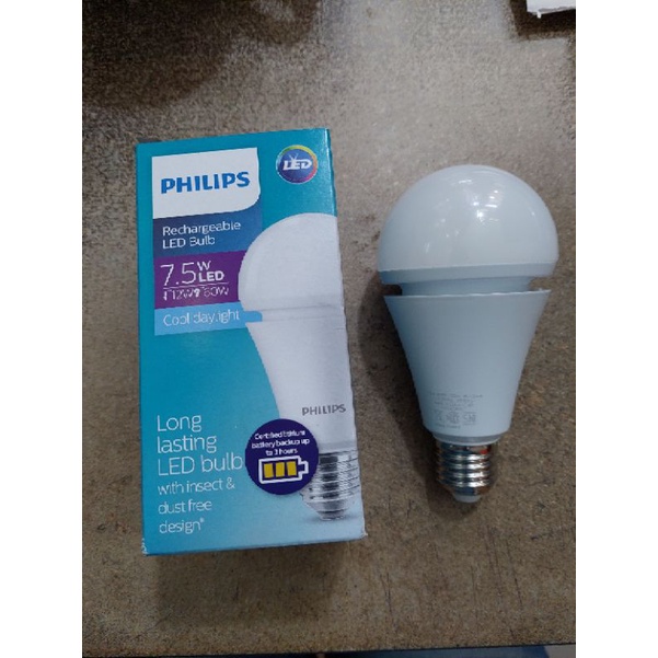 Jual Philips Rechageable Led Bulb | Shopee Indonesia