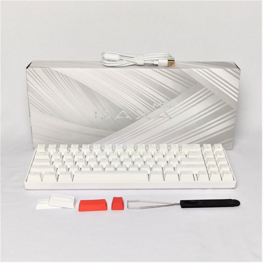 Jual Rexus Daxa M71 Classic Gaming Keyboard RGB DX-M71C (Putih ...