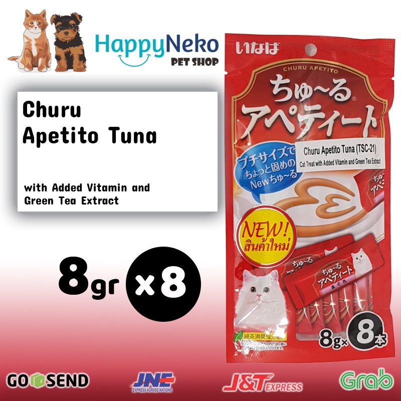 Jual CIAO APETITO 8PCS X 8GR SNACK CREAMY KUCING RASA CHICKEN TUNA BONITO | Shopee Indonesia