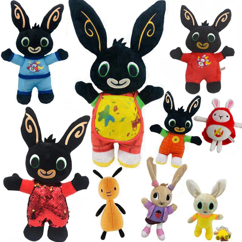 Jual Boneka Lucu Animales amigos Bing Bunny conejo oso Panda rojo zorro ...