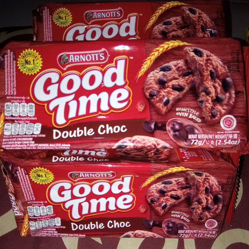 Jual GOOD TIME COOKIES COKELAT / cookies Double Choc 72gr Indonesia ...
