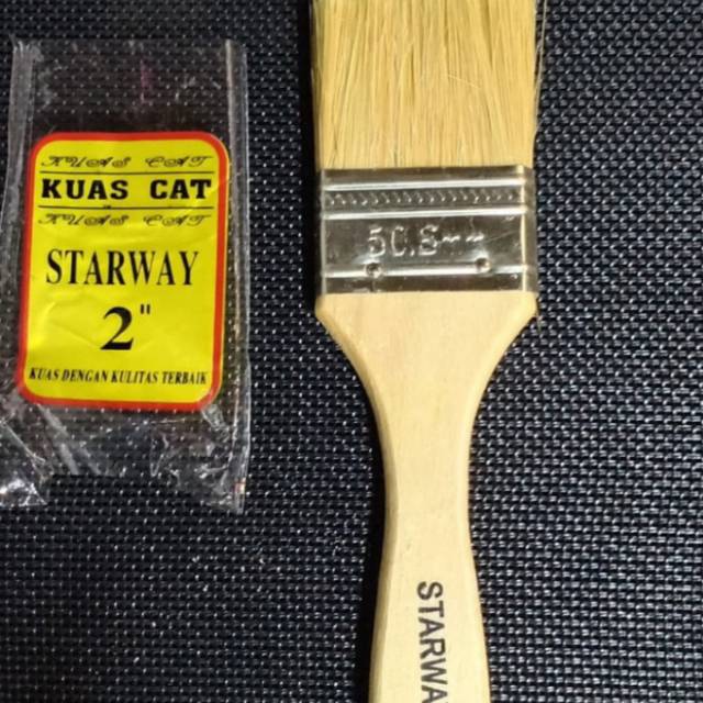 Jual Kuas cat 2 inch - kuas cat tembok / minyak 2" kuas 2 inci | Shopee Indonesia