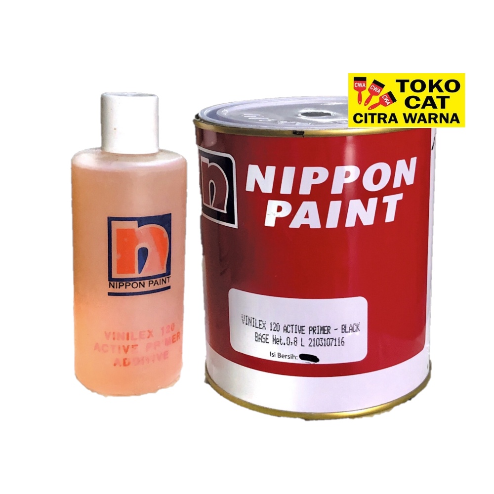 Jual Cat Dasar Nippon Vinilex 120 Active Primer 1 Liter | Shopee Indonesia