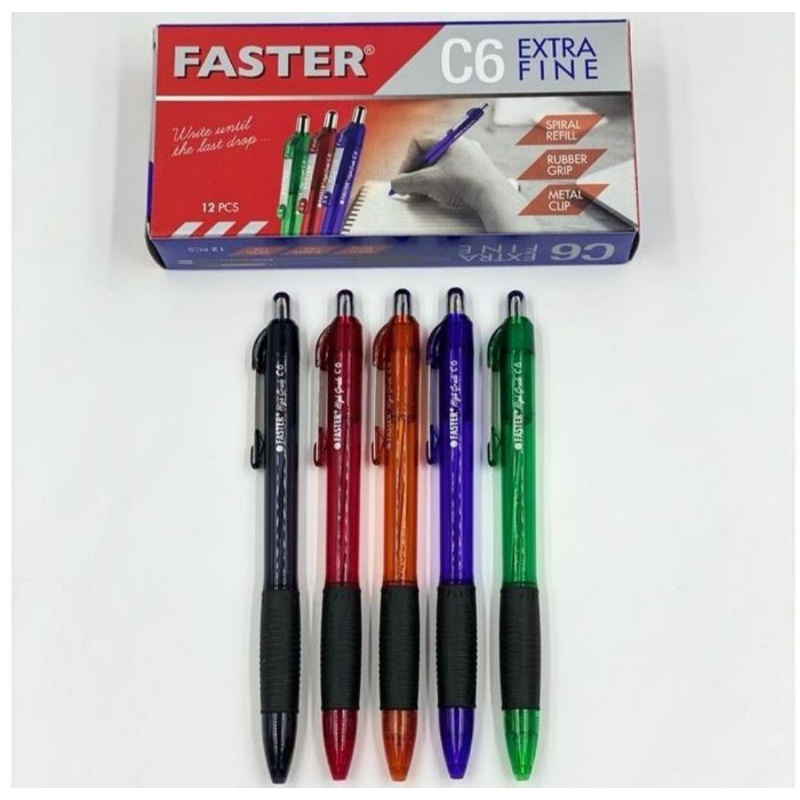 Jual Pulpen Faster C6 0.7mm | Shopee Indonesia