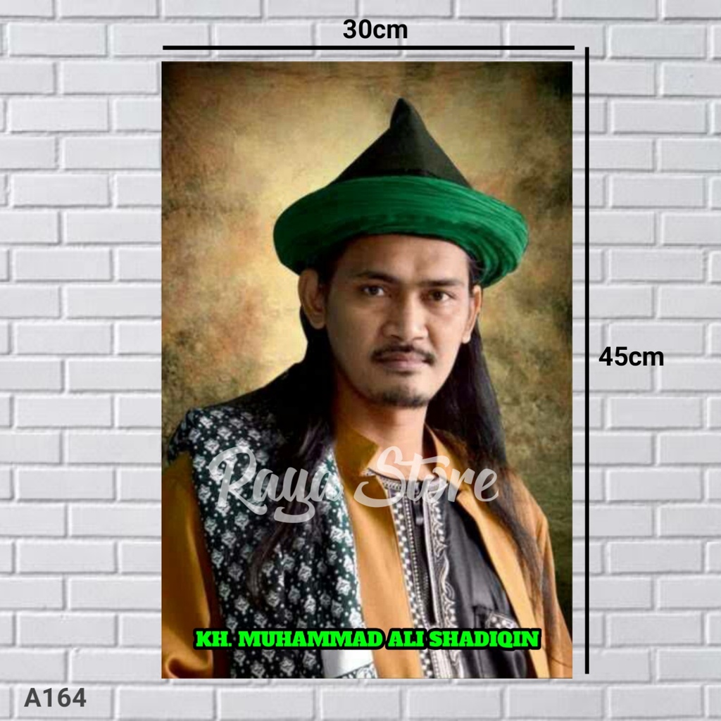 Jual POSTER KH MUHAMMAD ALI SHADIQIN / POSTER ABAH ALI GONDRONG ...