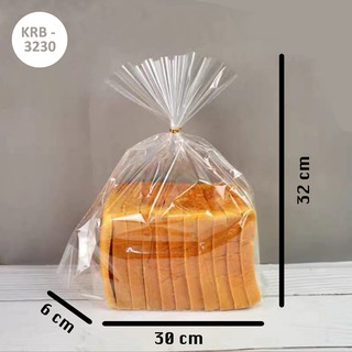 Jual Plastik packaging roti tawar KRB-3230 / plastik bening (-+100pc ...