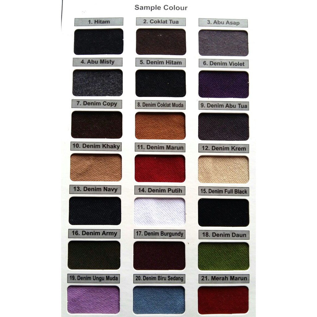 Jual KATALOG WARNA | Shopee Indonesia