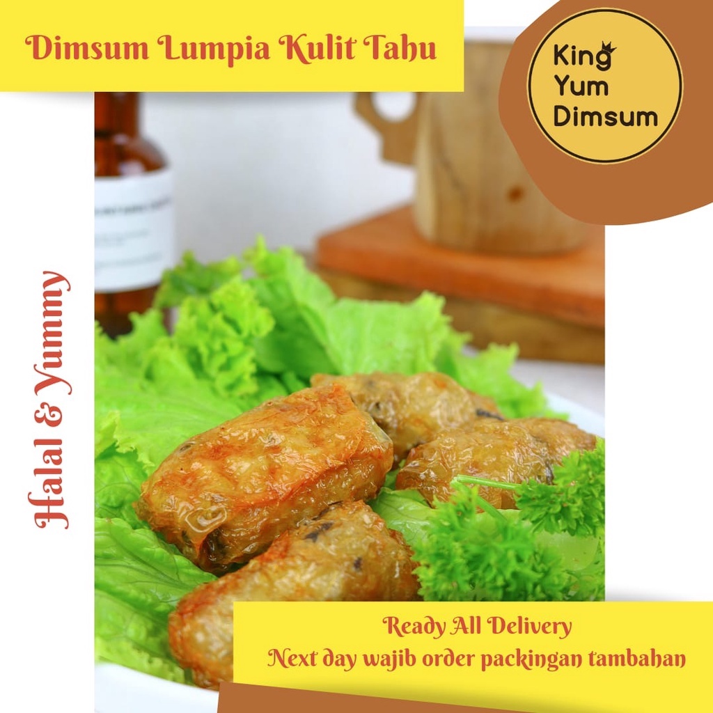 Jual King Yum Dimsum Frozen Lumpia Kulit Tahu Ayam Halal Homemade ...