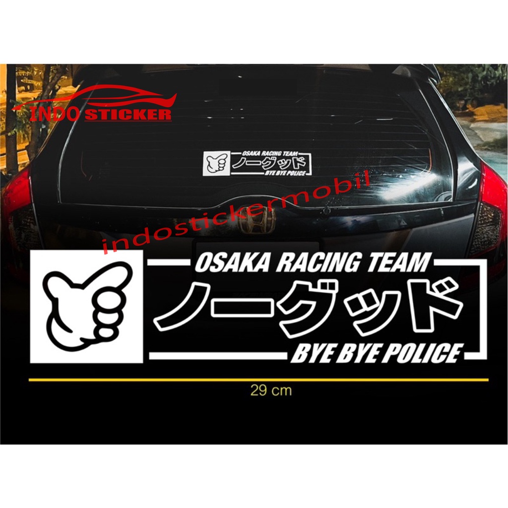 Jual STICKER STIKER KANJO OSAKA RACING CUTTING STICKER KACA BODY MOBIL ...