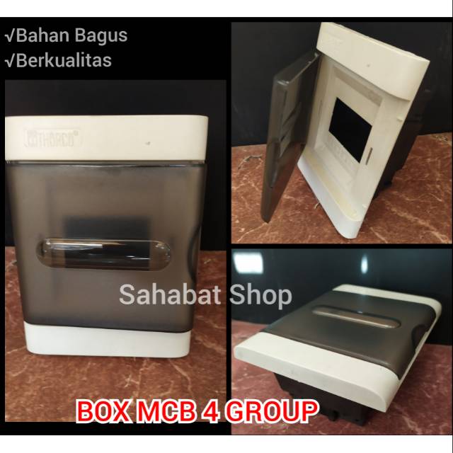 Jual BOX MCB FUSE BOX 4 GROUP BERKUALITAS | Shopee Indonesia