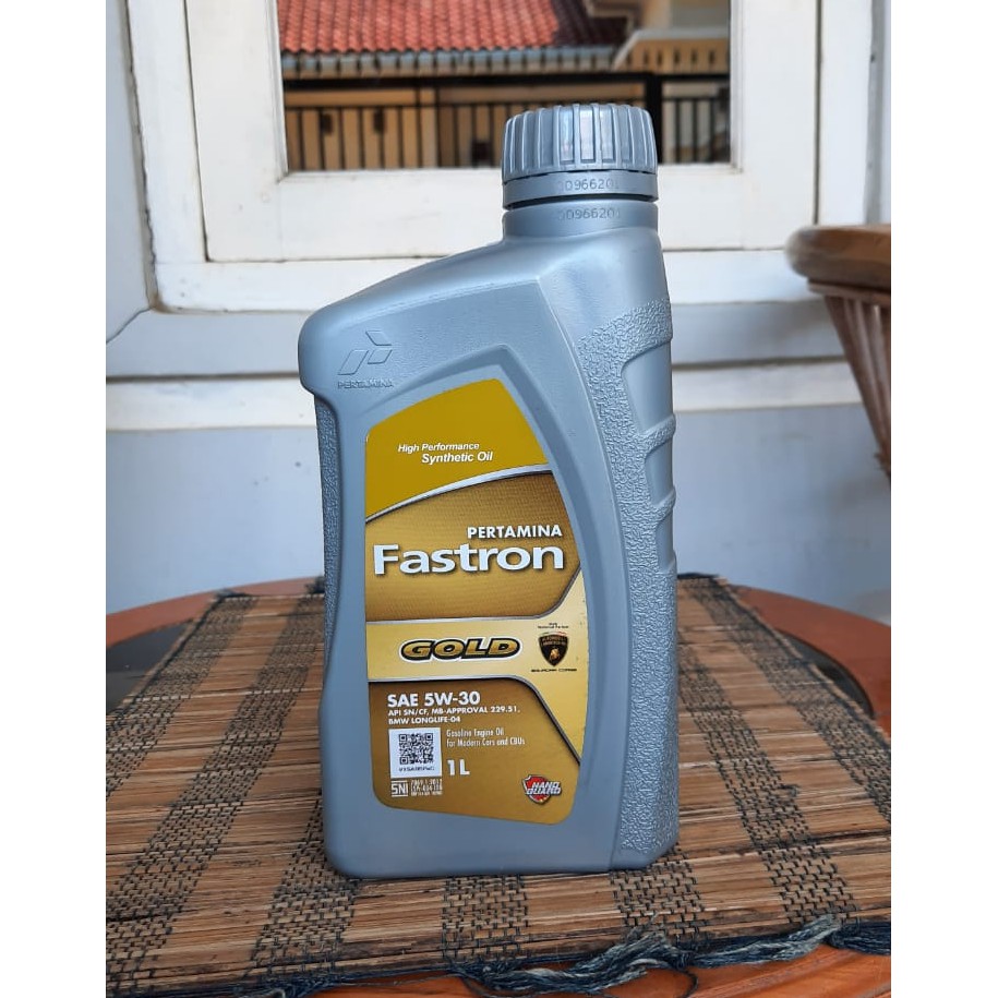 Jual Fastron Gold 5W-30 API SN Oli Pertamina 1 Liter 100% Original Full ...
