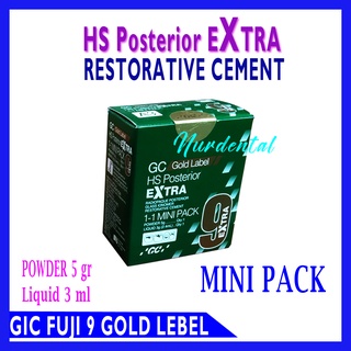 Jual DENTAL GIC FUJI 9 GOLD LEBEL GLASS IONOMER CEMENT BAHAN TAMBAL GIGI A2-A3-A3.5 | Shopee ...