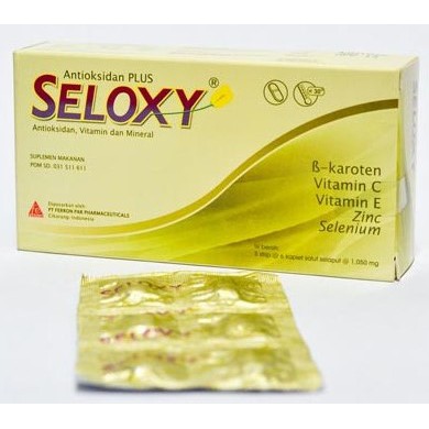 Jual SELOXY KAPLET ISI 30 KAPLET / SELOXY HIJAU / VITAMIN KESEHATAN ...