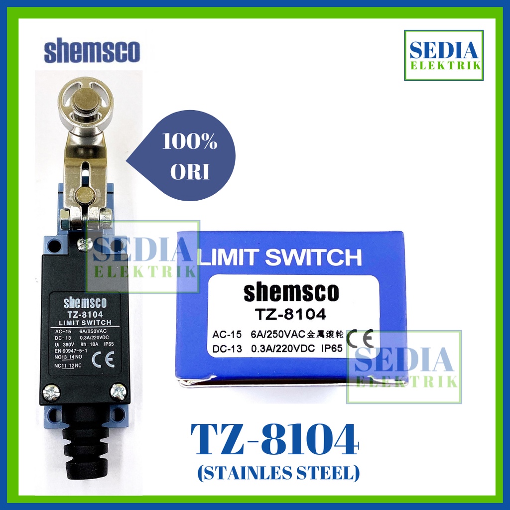 Jual Limit Switch Shemsco TZ-8104-SS TZ 8104 setara OMRON D4V-8104Z | Shopee Indonesia