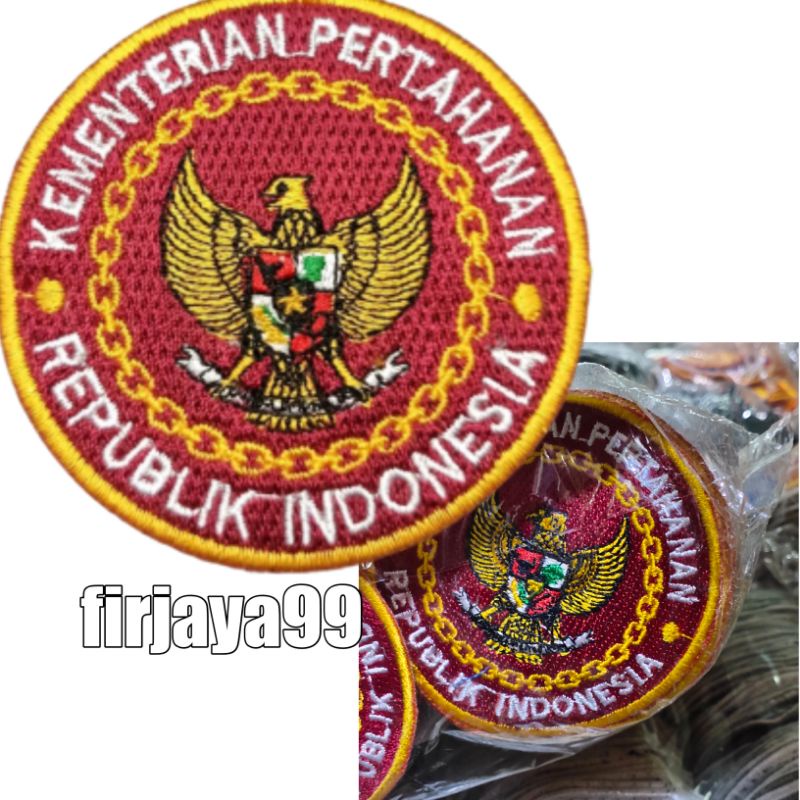 Jual logo kemhan terbaru/bet logo bordir kemhan terbaru | Shopee Indonesia