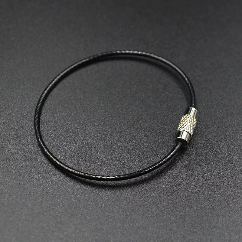 Jual Tali Besi Carabiner Stainless Wire Ropes Keys Hanging Tali 1PCS ...