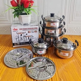 Jual PANCI SET TUTUP STAINLESS + STEAMER SUBRON | Shopee Indonesia