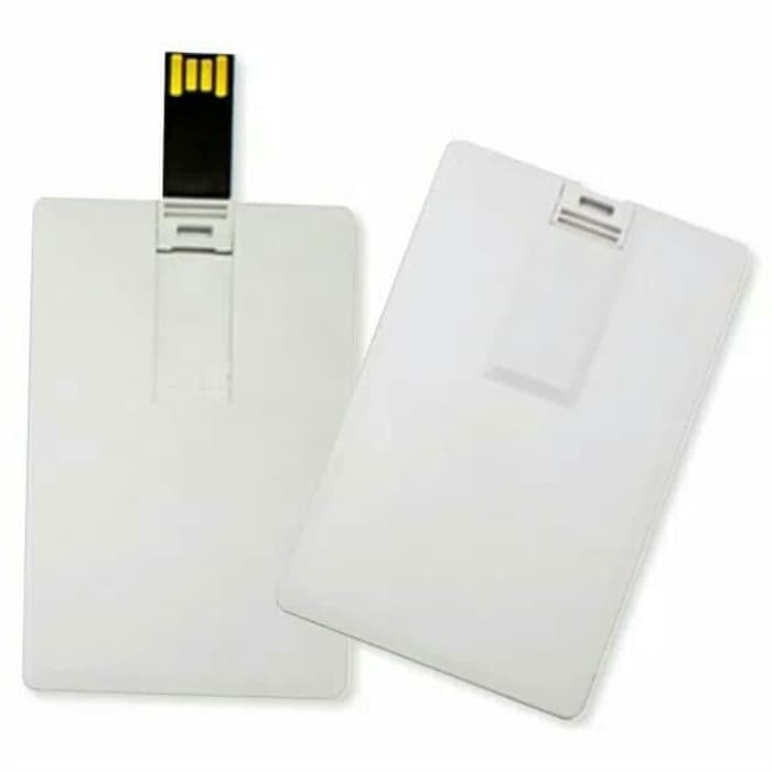 Jual Flashdisk Model Kartu USB Polos 8Gb Flashdisk Promosi Bonus Box ...