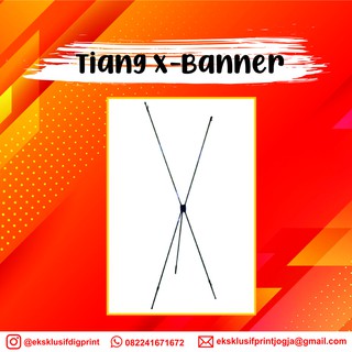 Jual TIANG X-BANNER UKURAN 60X160 CM (KERANGKA X-BANNER SAJA) | Shopee ...