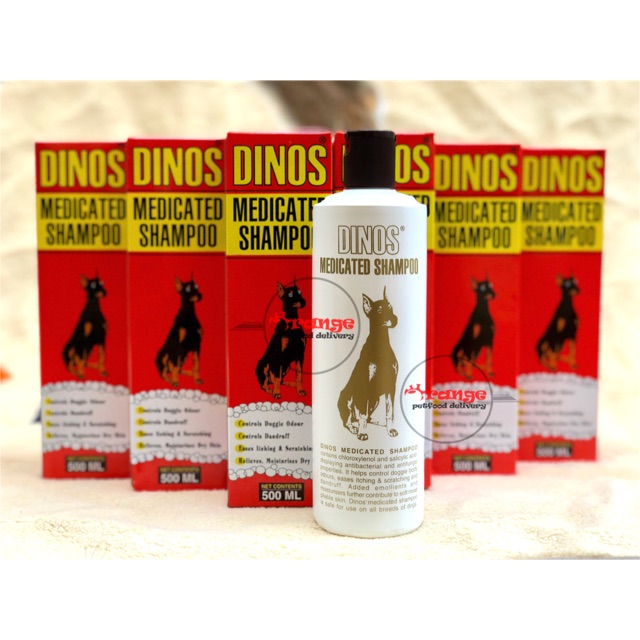 Jual dinos medicated dog shampoo 500 ml untuk anjing dengan masalah ...