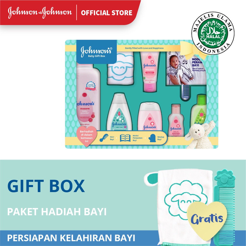 Jual JOHNSON'S Baby Gift Box Indonesia|Shopee Indonesia