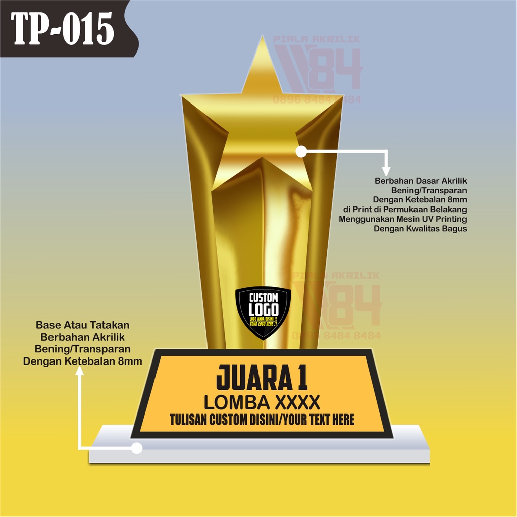 Jual PIALA, TROPI, TROPY, TROPHY, PIALATROPI, PIALATROPY, PIALATROPHY ...