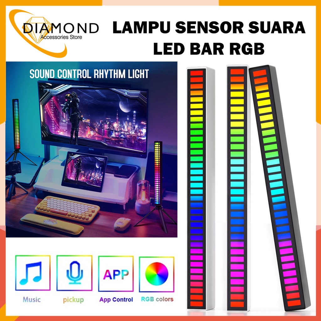 Jual AUDIO SPECTRUM INDICATOR BAR LED RGB / LAMPU LED RGB BAR SPECTRUM ...