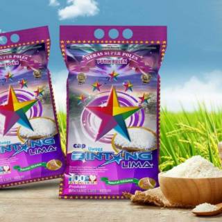 Jual BERAS BINTANG LIMA UNGU 5KG | Shopee Indonesia