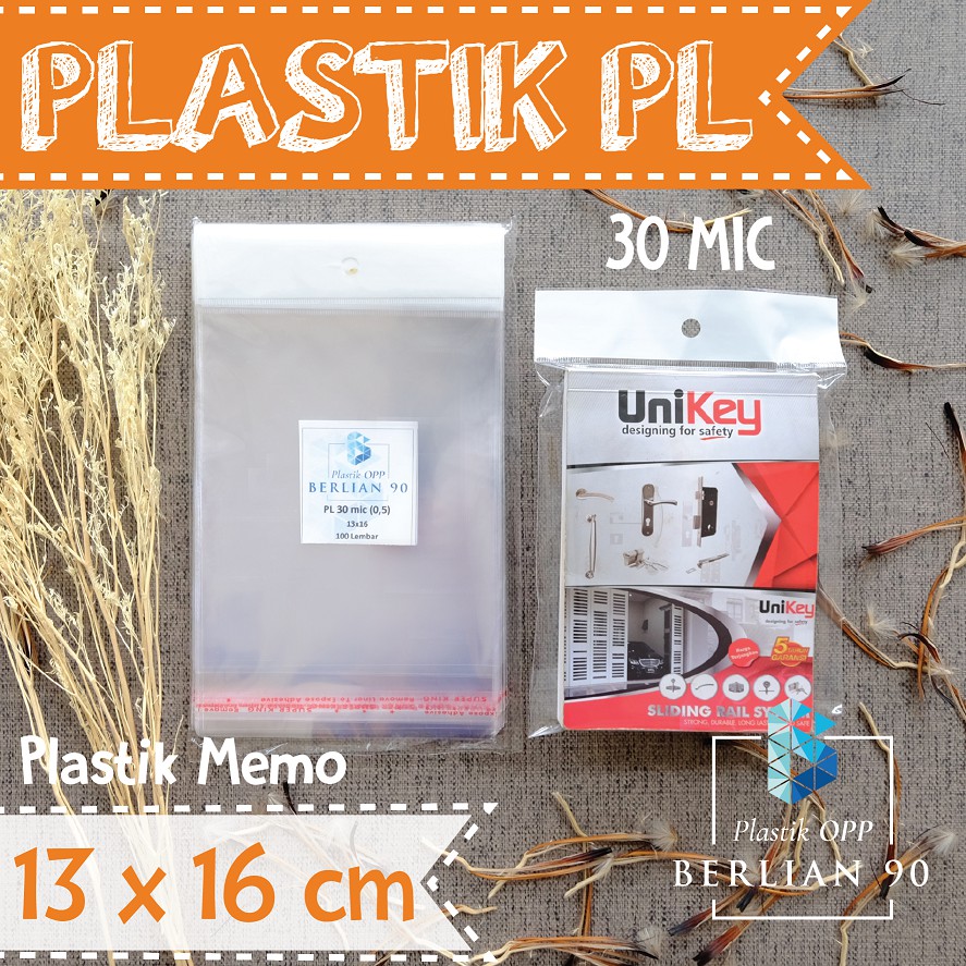 Jual 13x16 cm Plastik Display Gantung Tebal / Plastik OPP Perlize isi ...