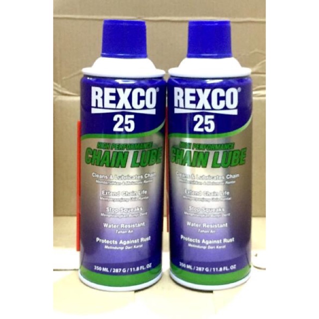 Jual Rexco 25 Chain Lube 350ml pelumas rantai Rexco 25 350 ml | Shopee ...