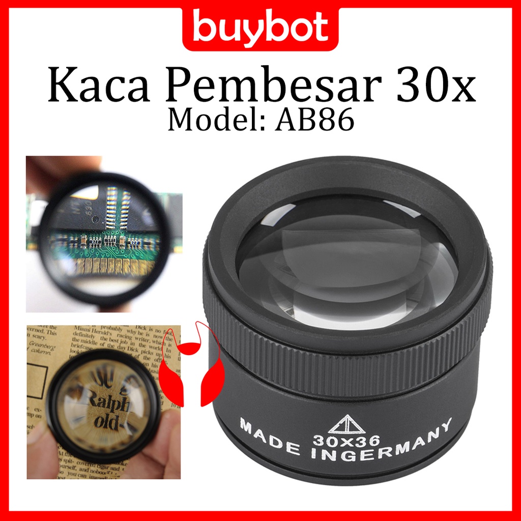 Jual Kaca Pembesar 30x AB86 buybot / Lup Lensa Magnifier Handheld ...