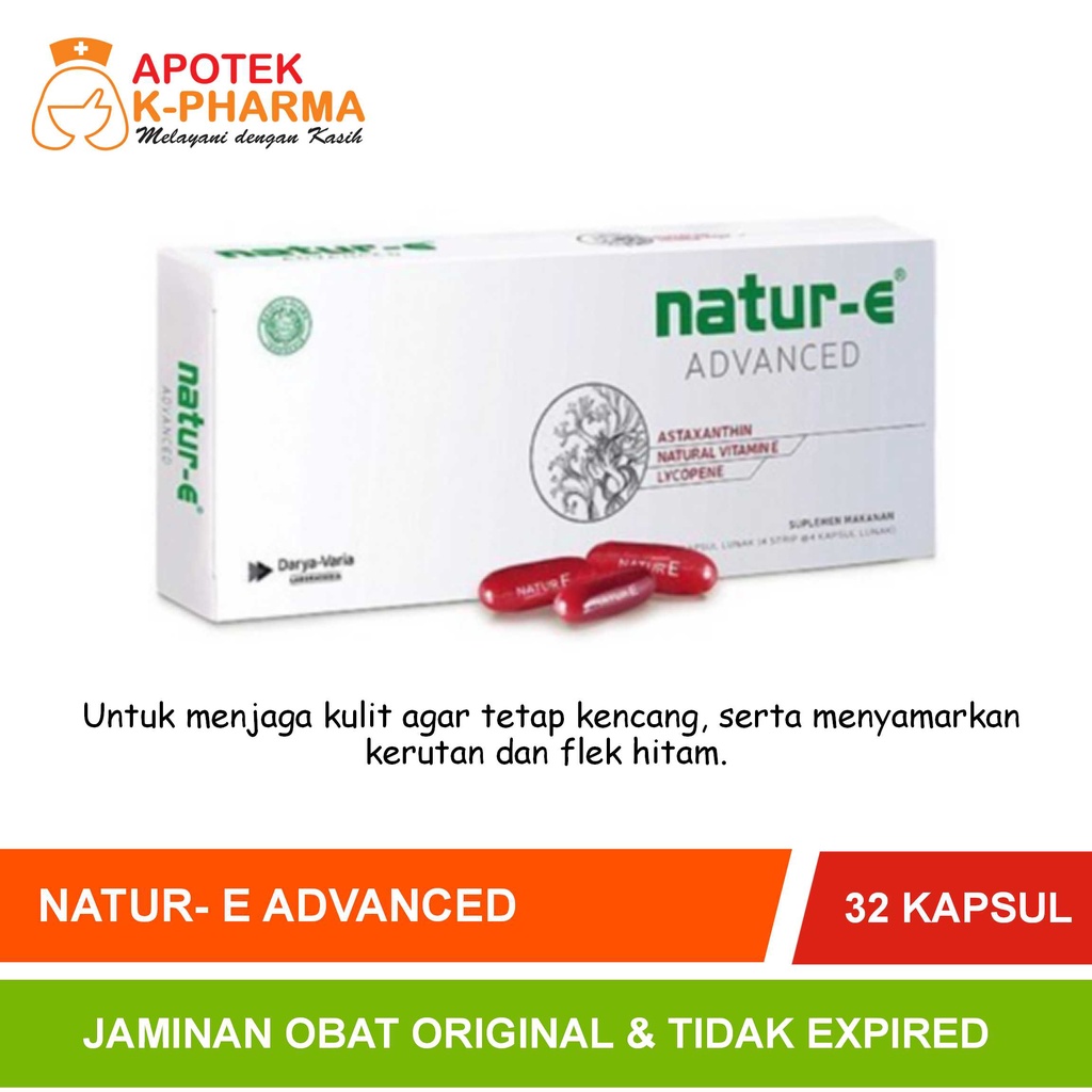 Jual Natur-E Advanced Isi 32 Kapsul Obat Original Darya | Shopee Indonesia