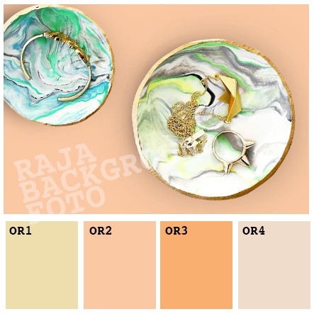 ALAS/BACKGROUND FOTO polos warna ORANGE 50x100cm (ORIGINAL RAJA ...