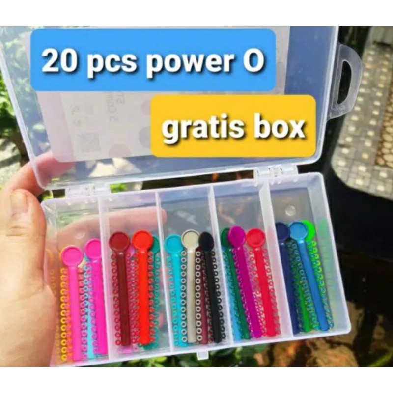 Jual Power O/chain/karet behel (gratis box) | Shopee Indonesia
