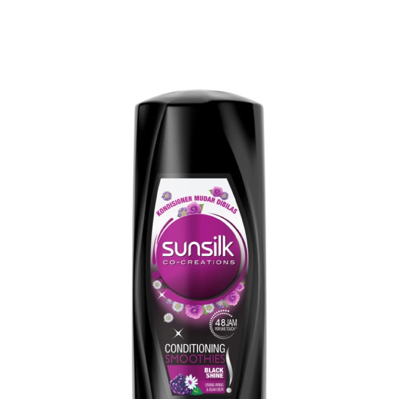 Jual Sunsilk Conditioner Smoothies Rambut Hitam Berkilau Black Shine ...