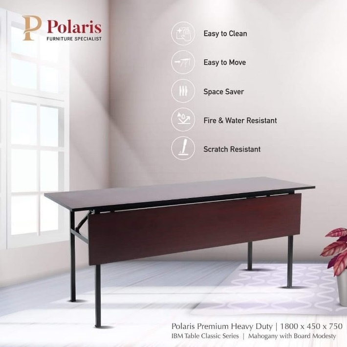 Jual Meja lipat meeting rapat folding table cafe kafe restoran HPL ...