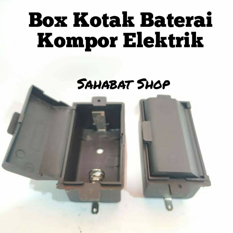 Jual BOX KOTAK BATERAI KOMPOR GAS ELEKTRIK / BATTERY BOX 1,5 V HITAM ...