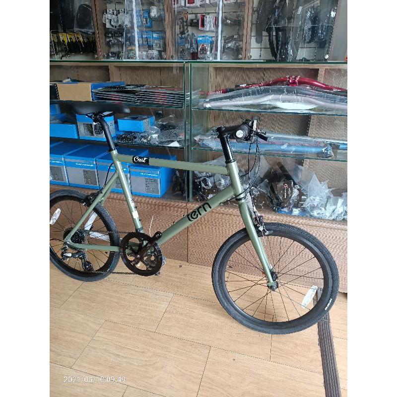 Jual Minivelo Tern Crest matt Green size 46cm and 50cm | Shopee Indonesia