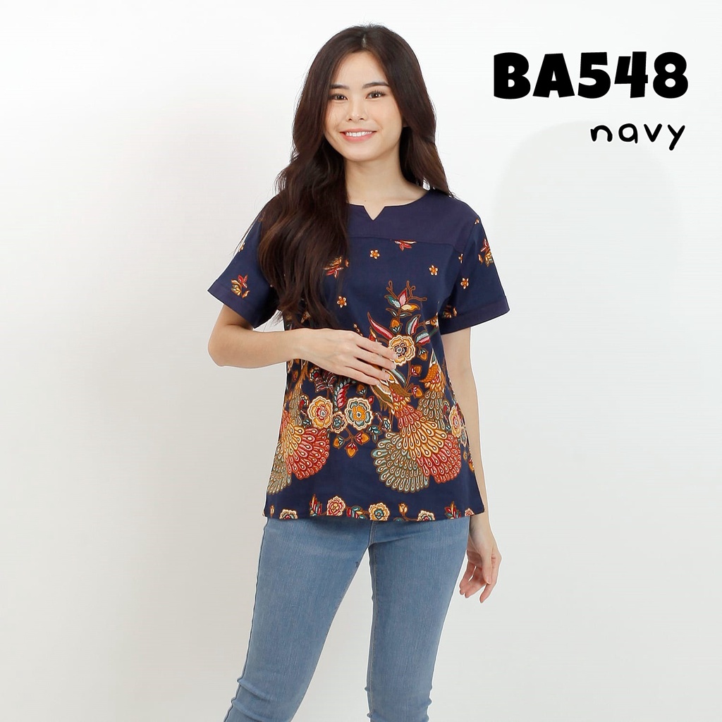 Jual Batik wanita / cewek motif bunga kembang batik cantik kerja kantor ...