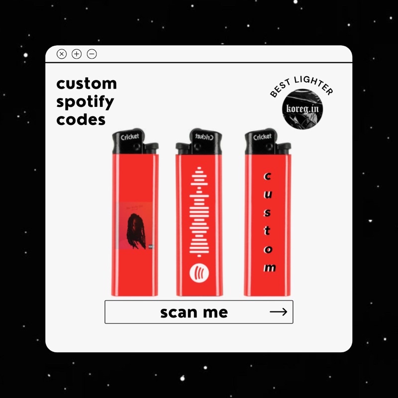 Jual KOREK API CUSTOM / KOREK GAS / STIKER - SPOTIFY CODE | Shopee ...
