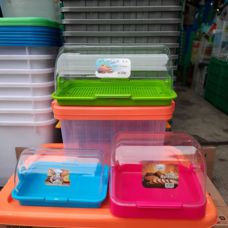 Jual Tempat Roti / Tempat Kue / Pastry Container Rotina Rotini SML ...