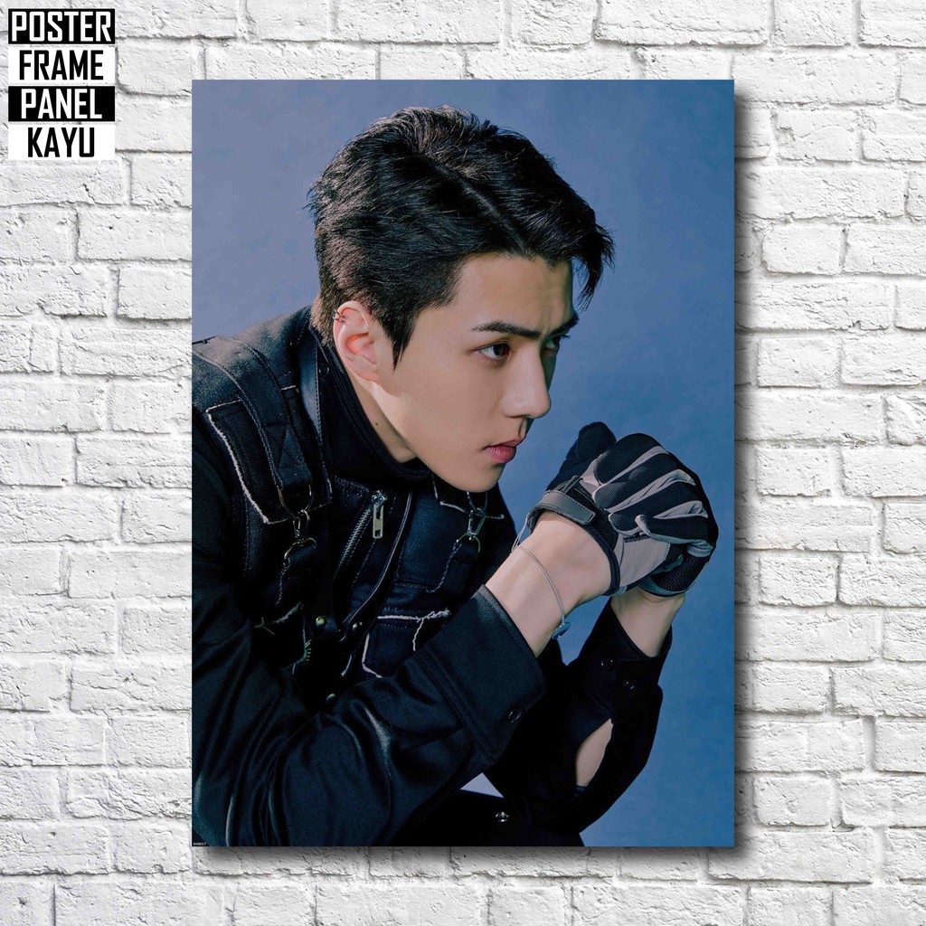 Jual Poster EXO Sehun Frame Kayu Solid A4 SHN017 | Shopee Indonesia