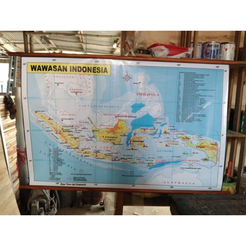Jual Peta Dunia,Peta Indonesia,Peta gulung / dinding MURAH | Shopee Indonesia