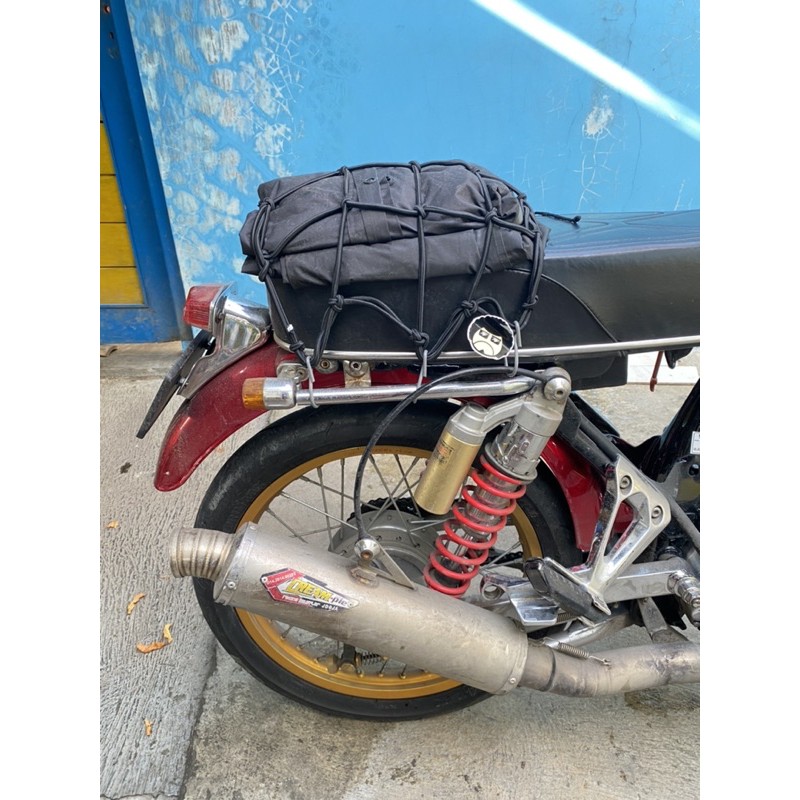 Jual jaring Rajut karet Mantel motor tebal awet tidak mudah lentur ...