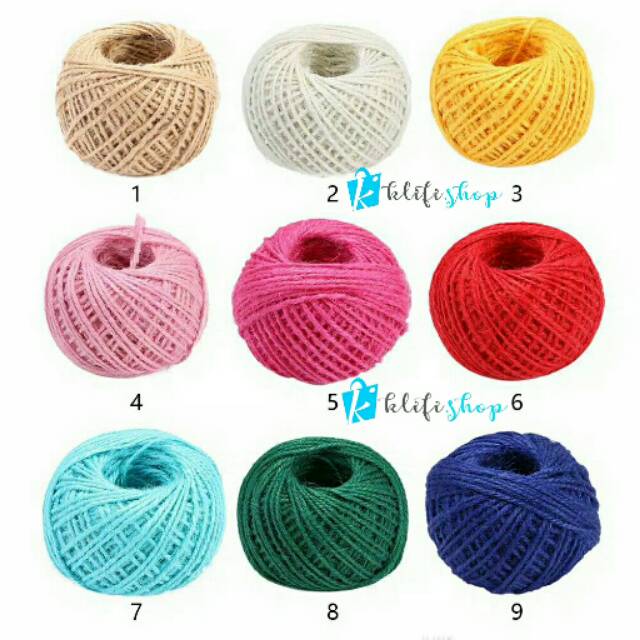 Jual TALI RAMI/ TALI GONI TALI KERAJINAN/ AKSESORIES HARGA PERMETER ...