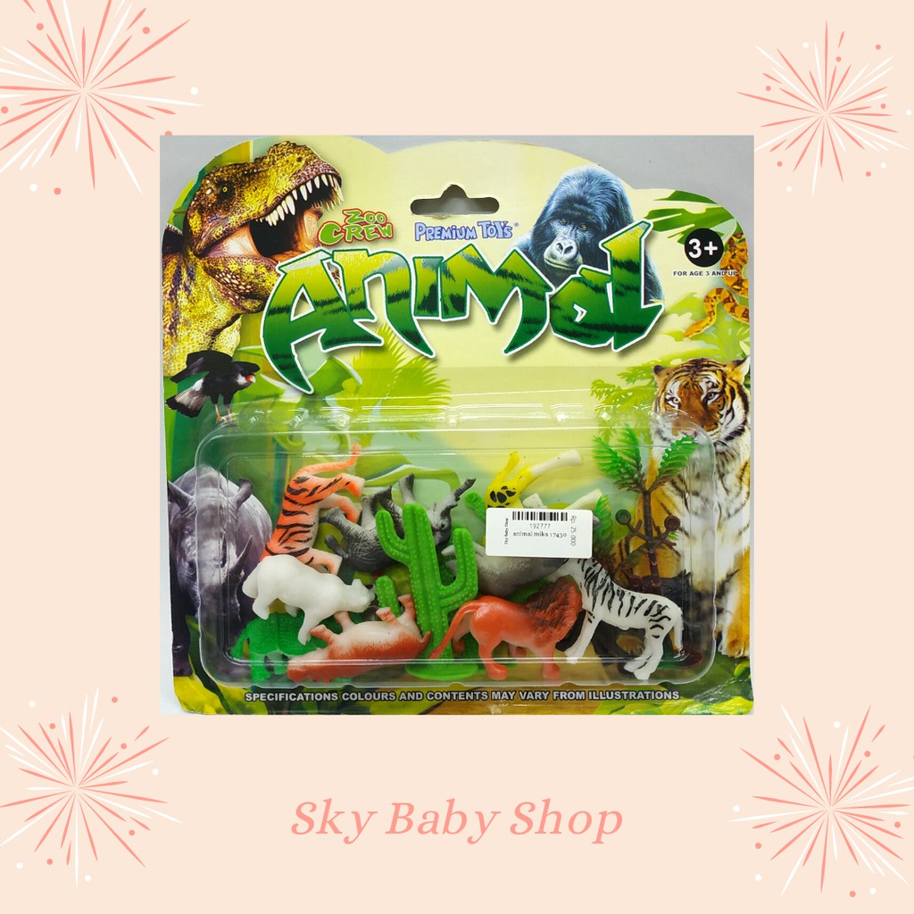 Jual ZOO CREW PREMIUM TOYS ANIMAL - mainan hewan kebun binatang ...