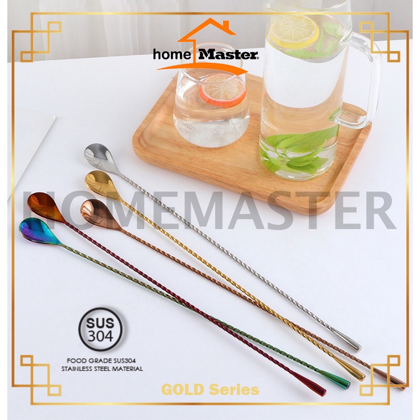 Jual HomeMaster Sendok Pengaduk/Mixer Bar/Cocktail Spoon Weighted End ...
