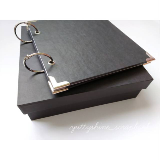 Jual Scrapbook album kosongan hitam polos | Shopee Indonesia